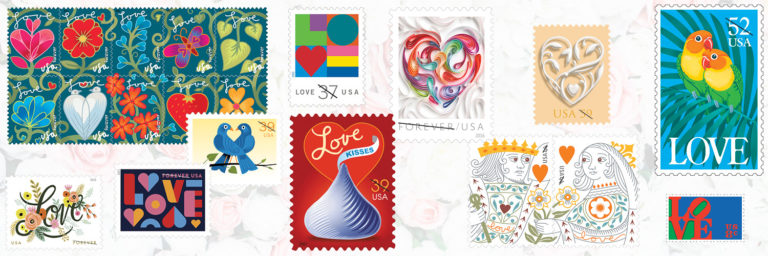 Sending love with USPS Love stamps - Postal Posts